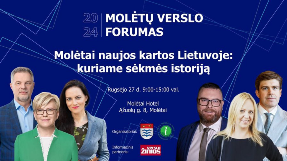 Molėtų verslo forumas 2024 | Molėtų turizmo ir verslo informacijos centras
